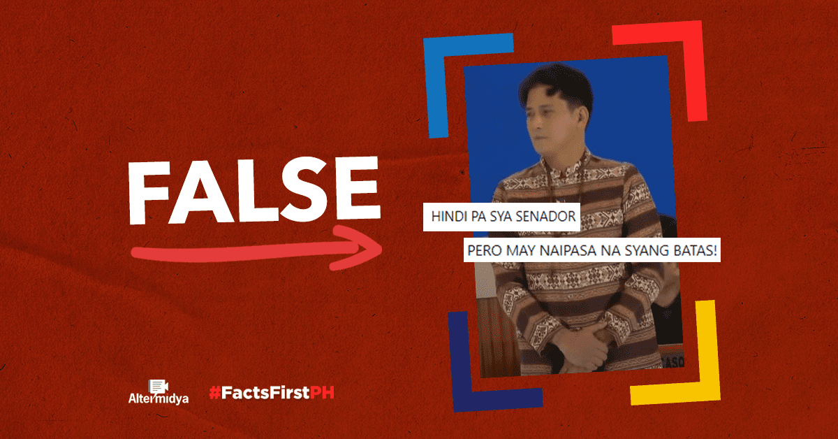 FACT CHECK: Robin Padilla drafted & passed the ‘Padilla Law’ while in ...