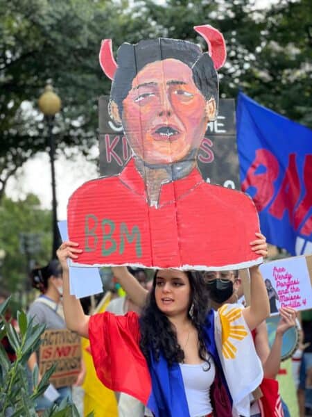 Filipino groups in US hold People’s SONA protest